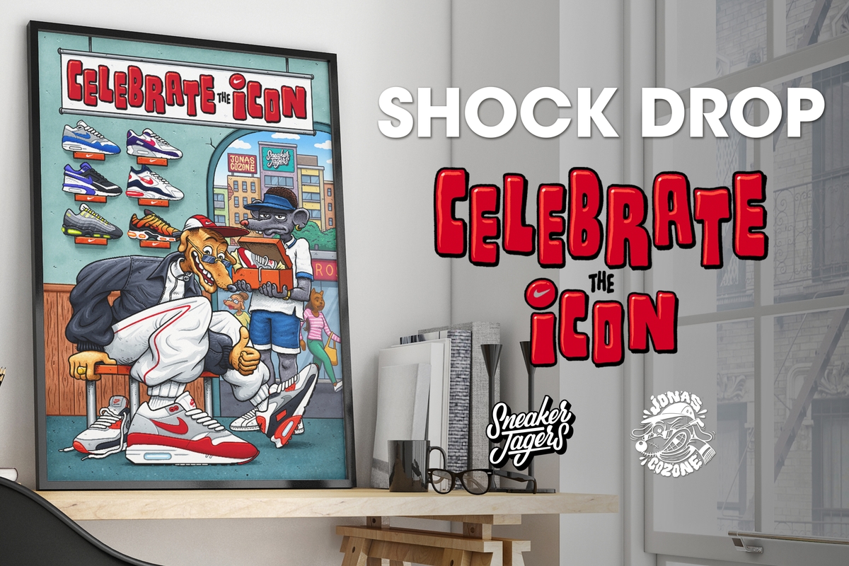 Exclusive Jonas Cozone print now available at Sneakerjagers - Sneakerjagers