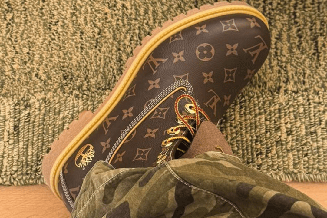Deze exclusieve Louis Vuitton x Timberland boot heeft een waarde van ...